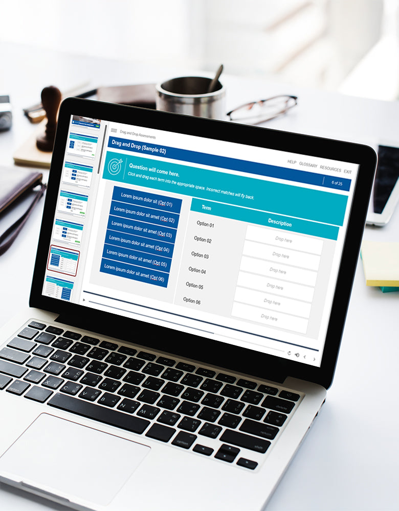 Drag and Drop Assessment for eLearning - CommLab India Store