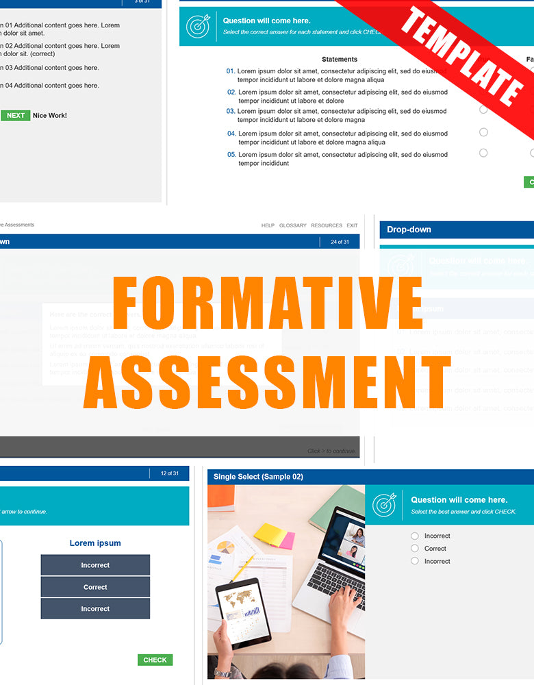 Formative Assessments for eLearning - CommLab India Store