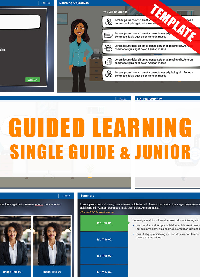 Guided Learning-Single Guide and Junior for eLearning - CommLab India Store