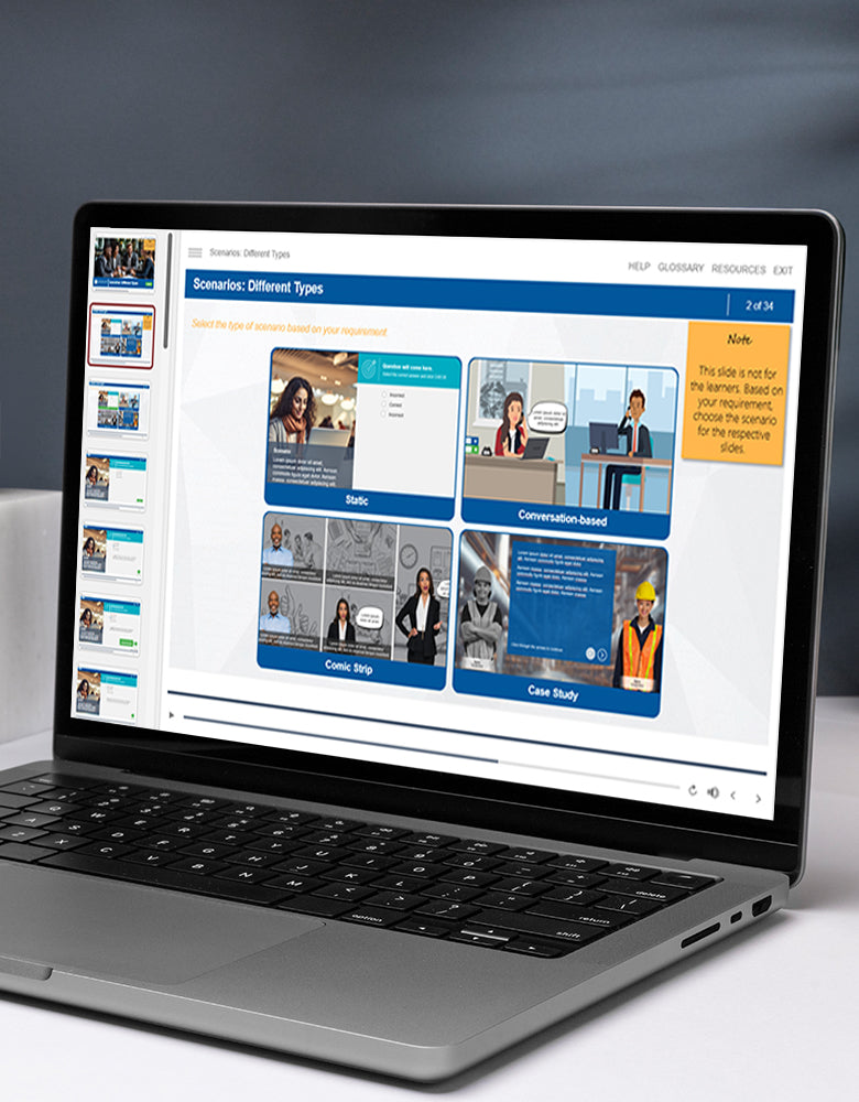 Scenario-based Learning for eLearning - CommLab India Store
