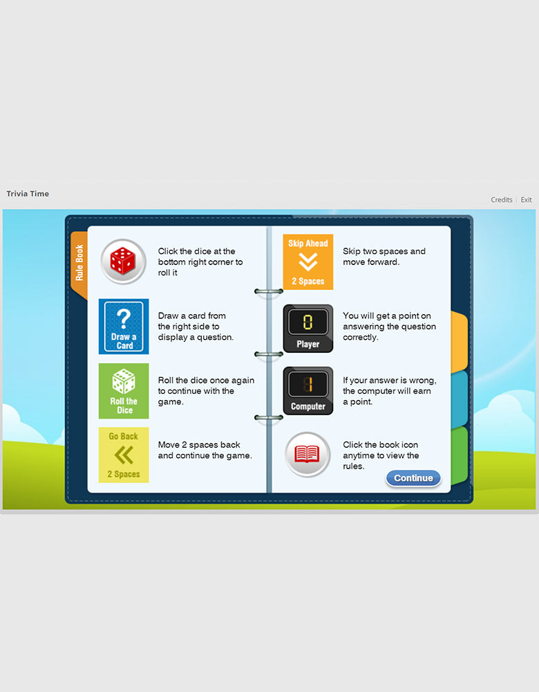 Trivia Time [Game Template with SCORM Package] - CommLab India Store